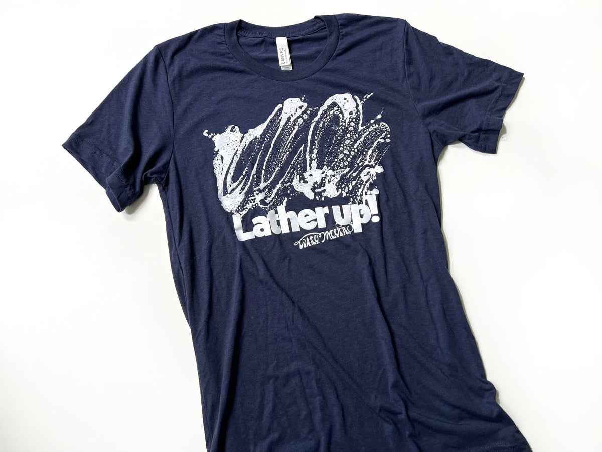 Lather up! T-shirt in navy blue – warymeyers